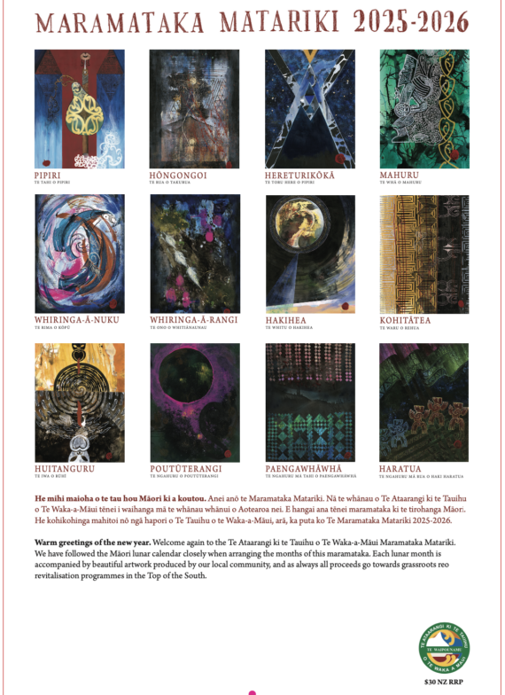 * Maramataka Matariki * 2025-2026 Lunar Calendar - Te Ataarangi Te Reo