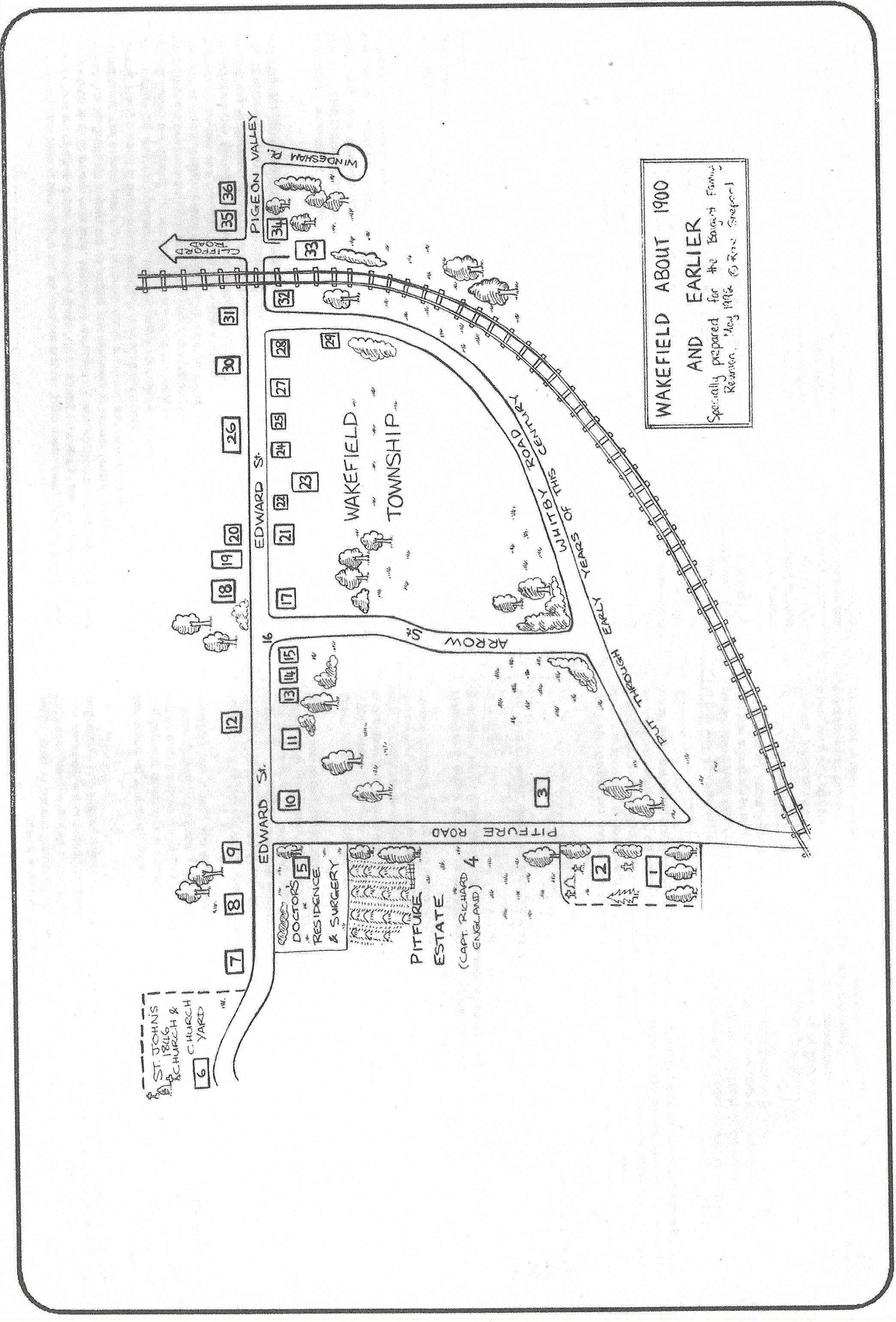 Wakefield Maps by Rose Shepard - Wakefield Village